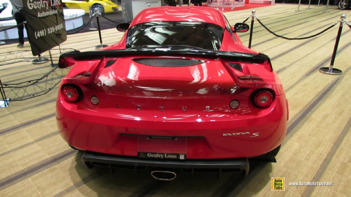 2014 Lotus Evora S Red at 2014 Toronto Auto Show