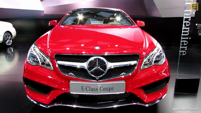 2014 Mercedes-Benz E550 Coupe at 2013 Detroit Auto Show